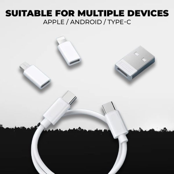 CC20B MULTICABLE 5 IN 1 - 3A FAST CHARGE USB CABLE WITH SIM CARD ...